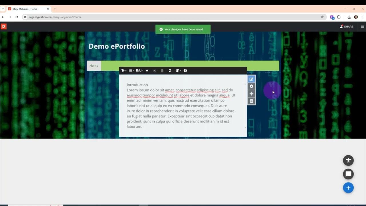 Customizing Your Digication Eportfolio Youtube