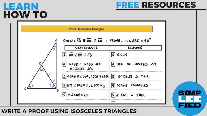 Isosceles Triangle Proof