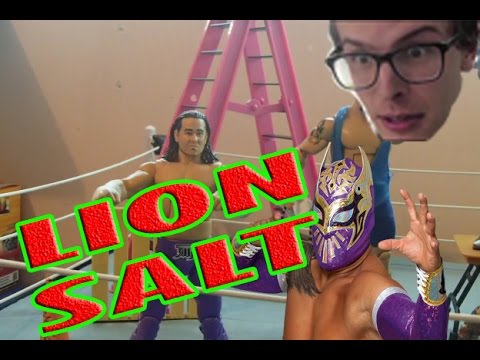 WWE Insane LionSault breaks ring! (Figure Stop Motion) - YouTube