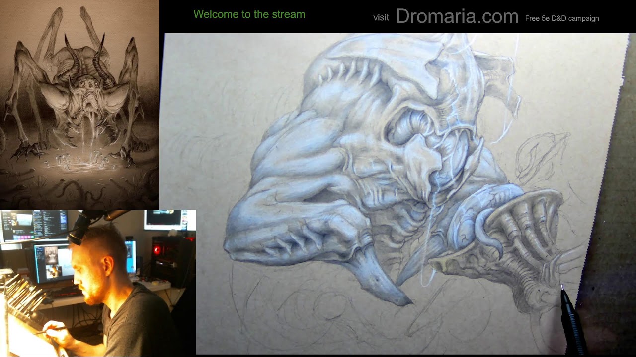 Lets Draw: Eldritch Egg layers - YouTube