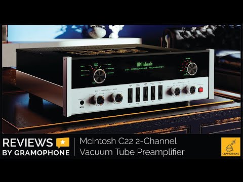 McIntosh C22 2-Channel Vacuum Tube Preamplifier - YouTube