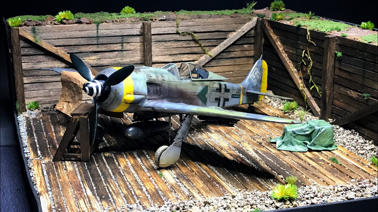 Focke Wulf FW 190 | tamiya 1/48 | diorama | aircraft model | scalemodel ...