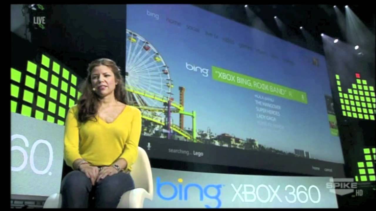E3 2011: Xbox 360 Bing demo - YouTube