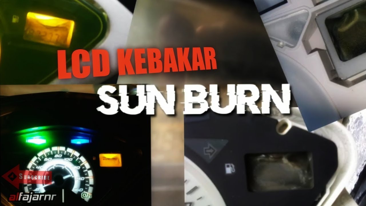 MENGATASI SPEEDOMETER LCD TERBAKAR SUNBURN - YouTube