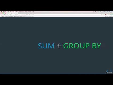 The Sum Function SQL - YouTube