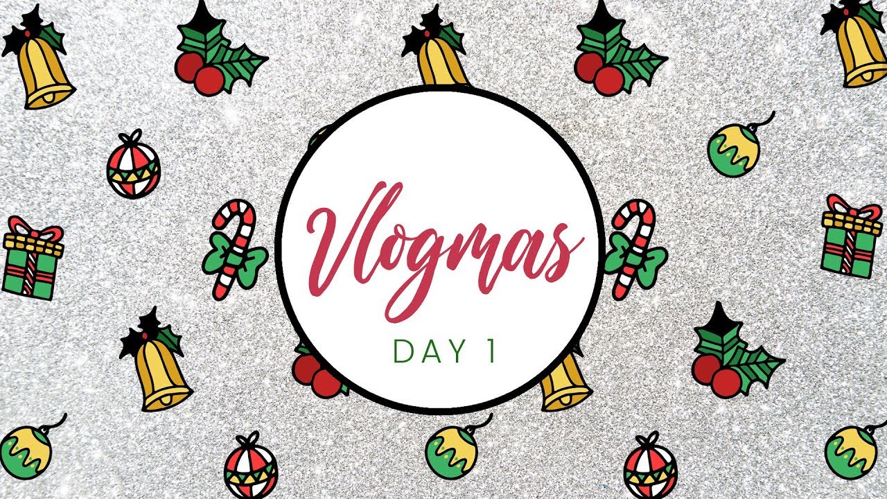 GLITTER YOUTUBE VLOGMAS INTRO TEMPLATE - CHRISTMAS VLOG - YouTube