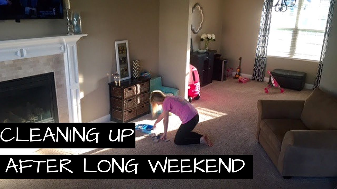 Cleaning After A Long Weekend & WORK WEEK PREP - YouTube