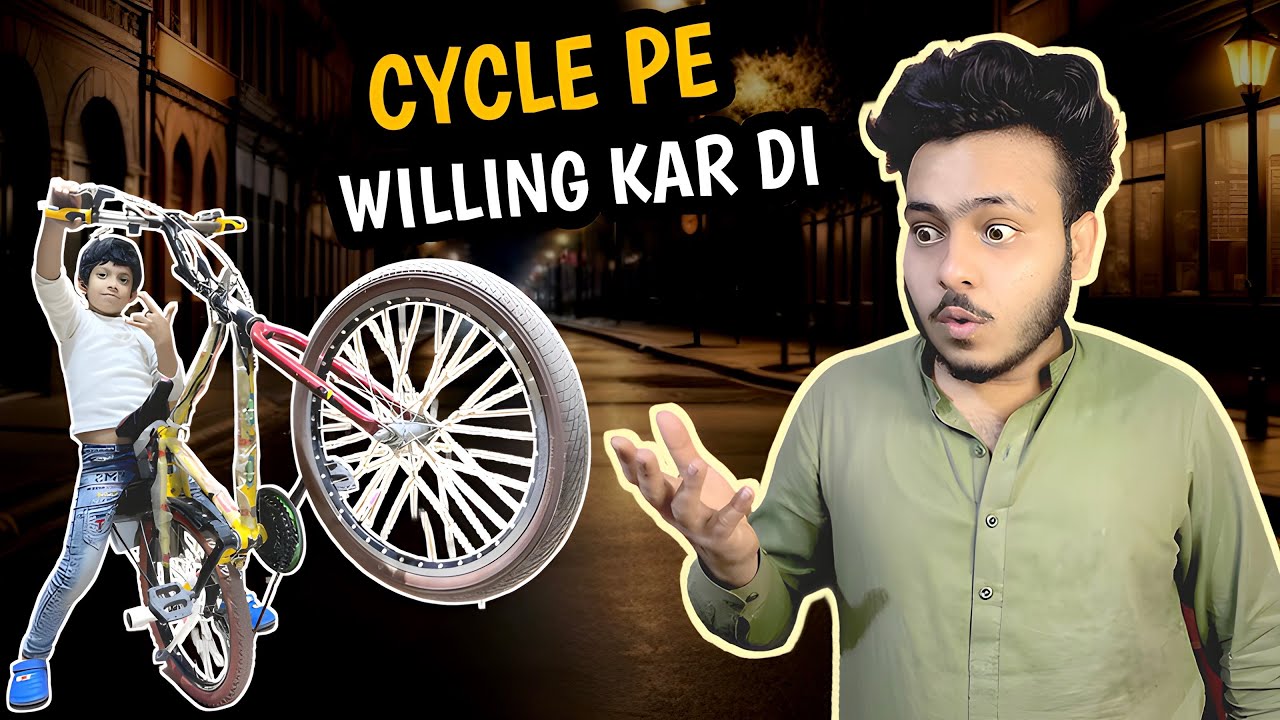 cycle wheeling kar di | one wheeling😱 raroohanofficial - YouTube