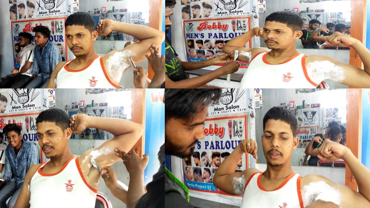 under arms shave 🪒 step by step tutorial video! - YouTube