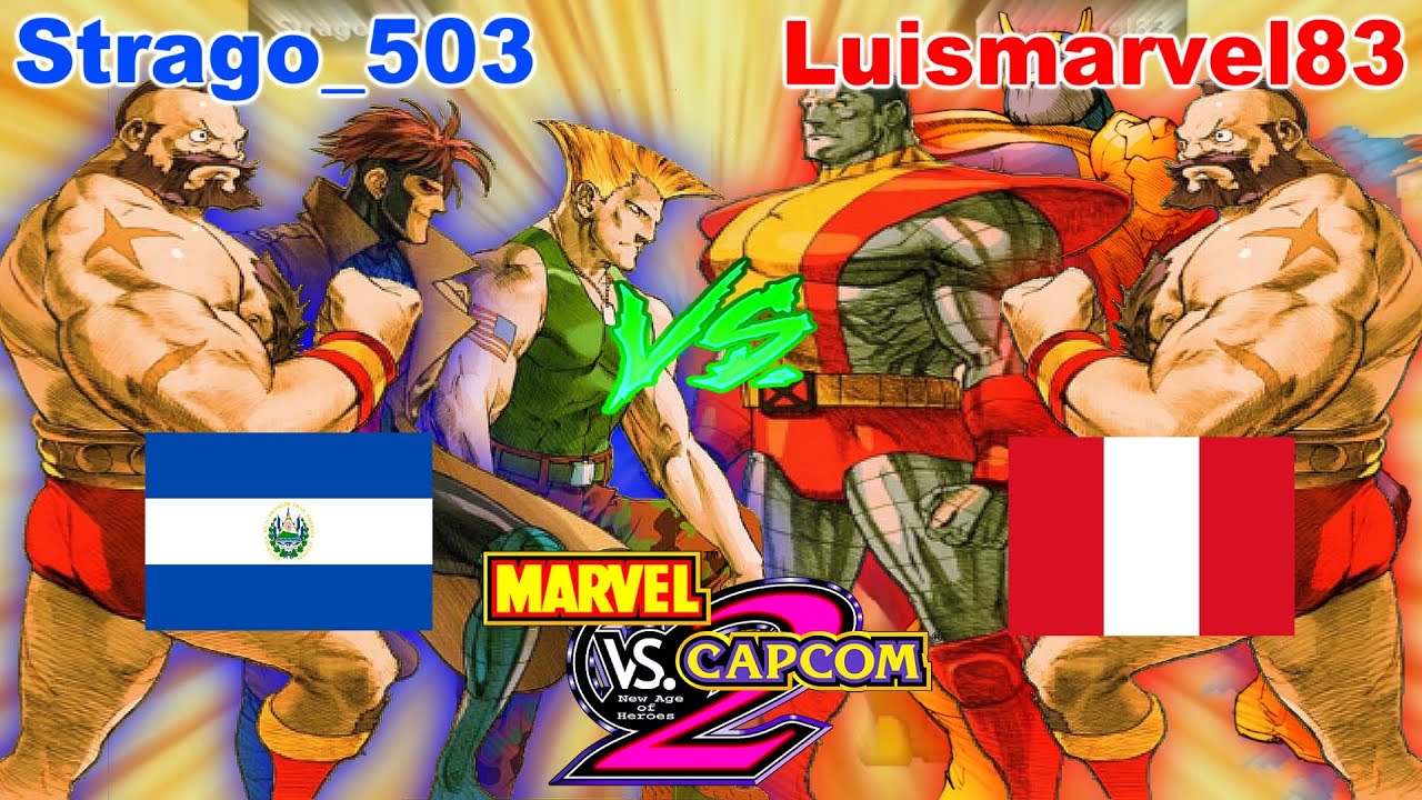 Marvel vs Capcom 2: New Age of Heroes - Strago_503 vs Luismarvel83 ...