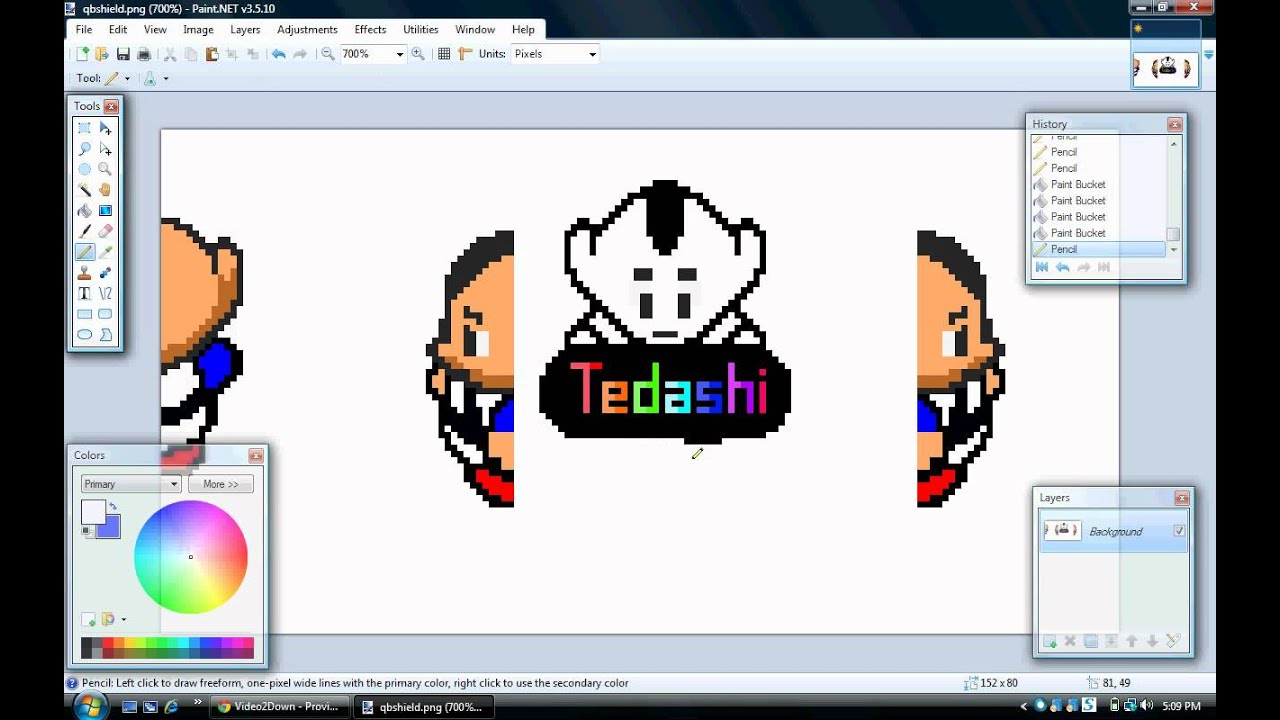 How to make a shield using Paint.Net - YouTube