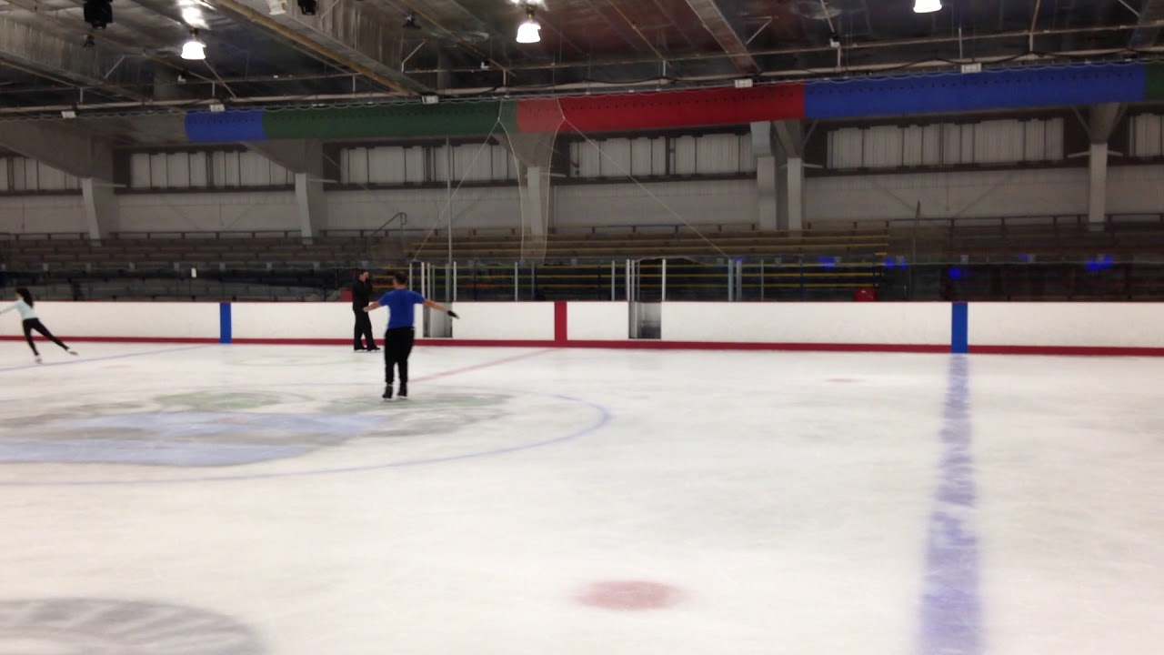 double toe loop progress - YouTube