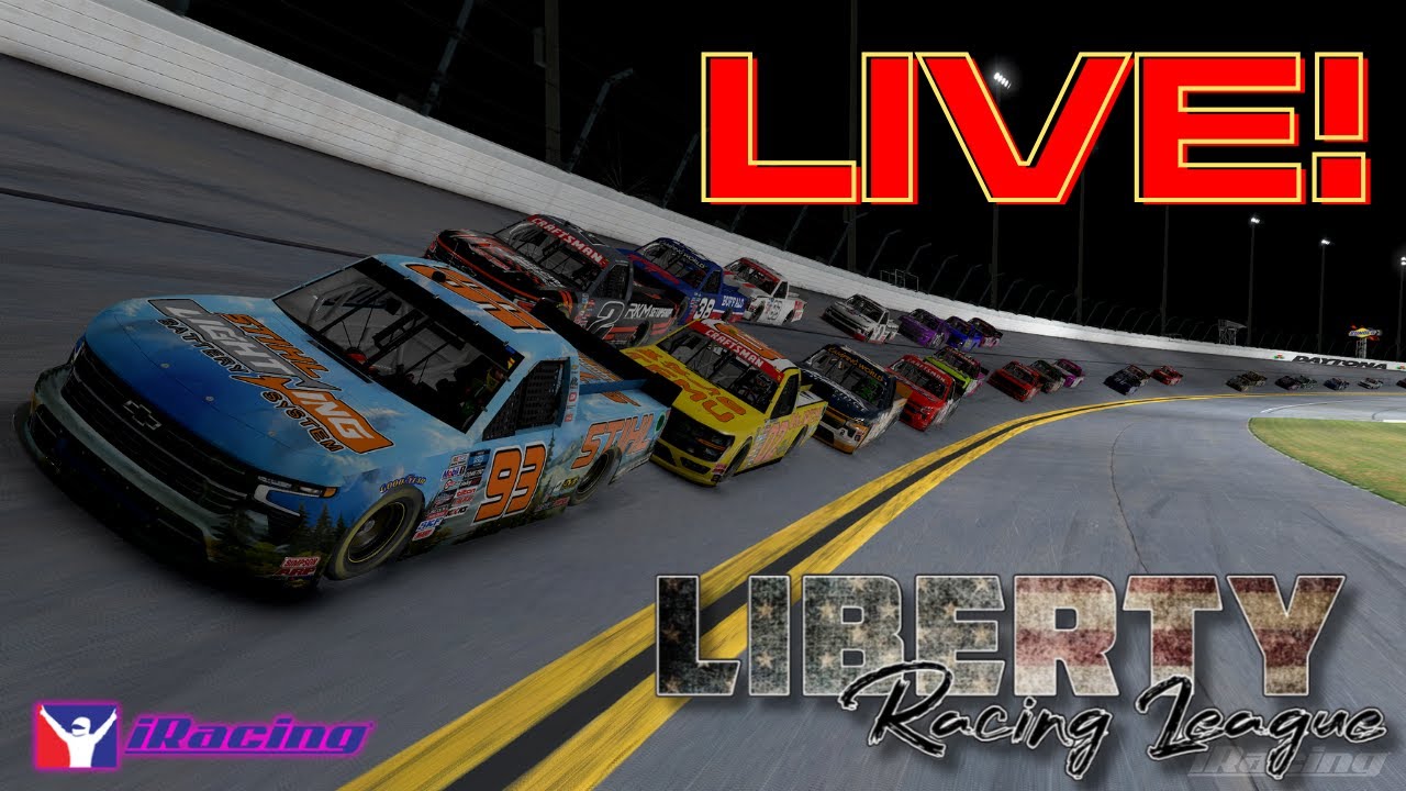 [LIVE] Liberty Racing Series - Trucks at Daytona - iRacing - YouTube
