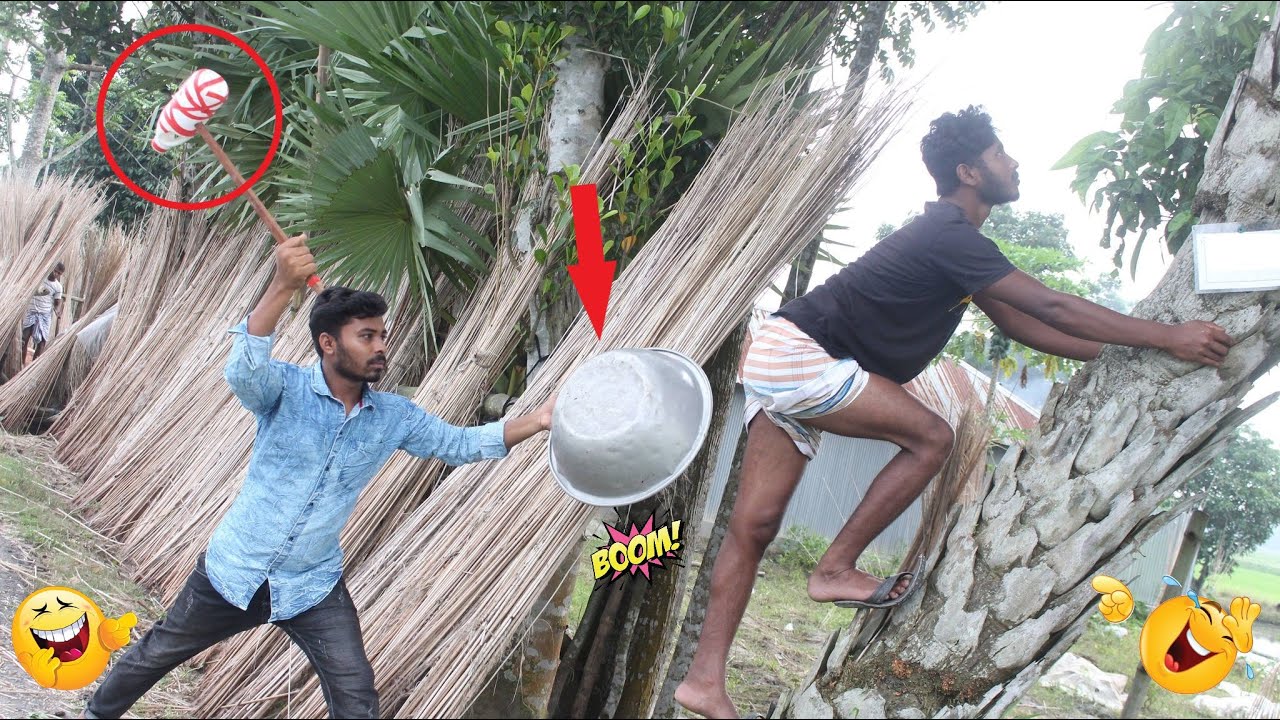 Big Hammer Hit Prank With Man Aluminum Hit Scary Prank By New Prank ...