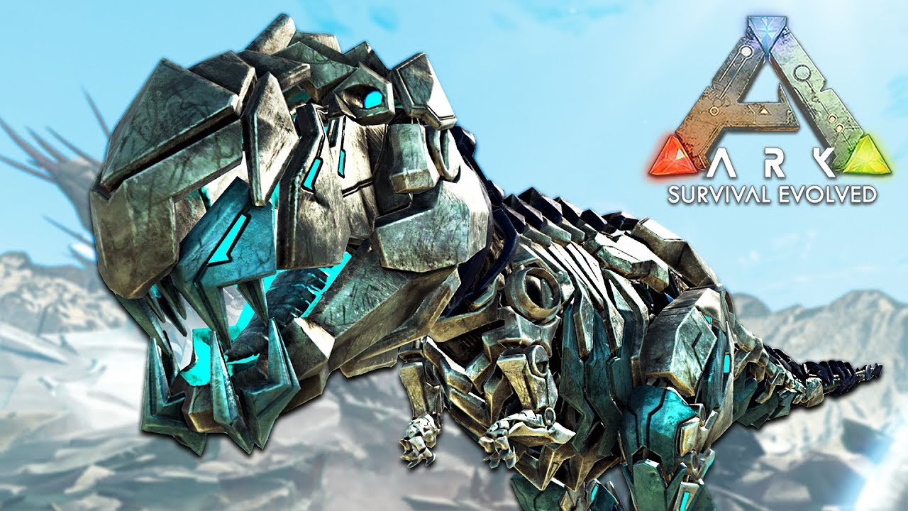 ARK: Survival Evolved - RARE ROBOT DINOSAURS!! (ARK Extinction Gameplay ...