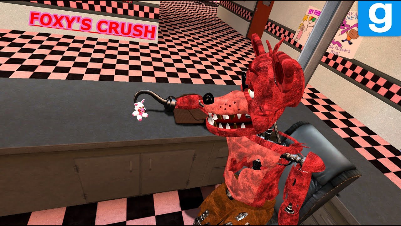 Gmod FNAF | Freddy And Friends Foxy's Crush - YouTube