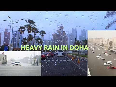 HEAVY RAIN 🌧️ IN DOHA, QATAR// OCTOBER 2024#rain#doha #qatar - YouTube