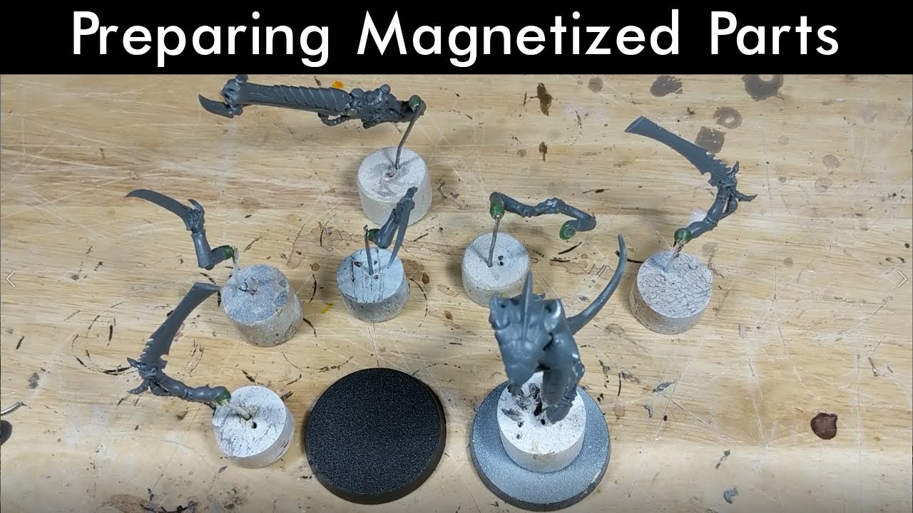Pinning and Painting Magnetized 40K Parts - YouTube