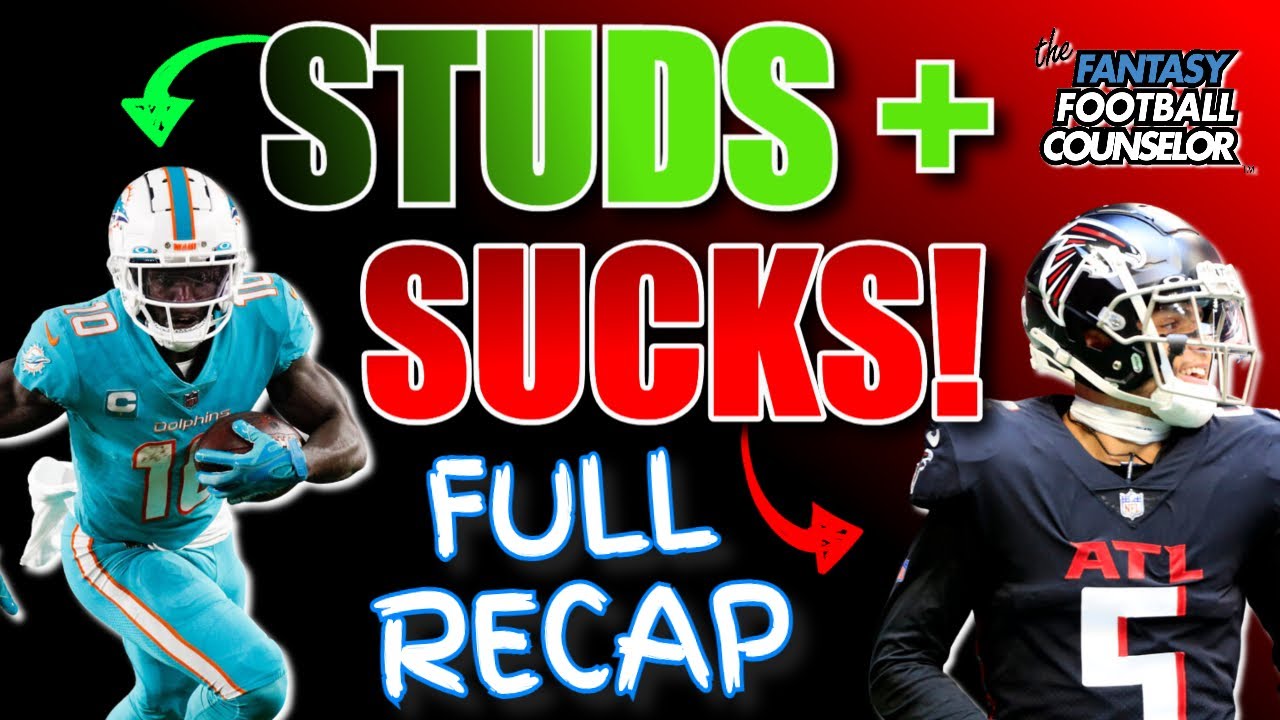 Revealing the Winners and Losers of NFL Week 1 Fantasy Football - Full ...