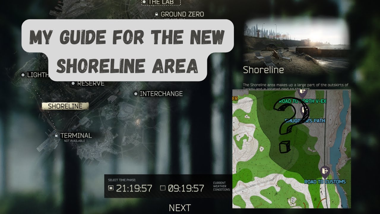 My guide for the new Shoreline area in Escape from Tarkov - YouTube