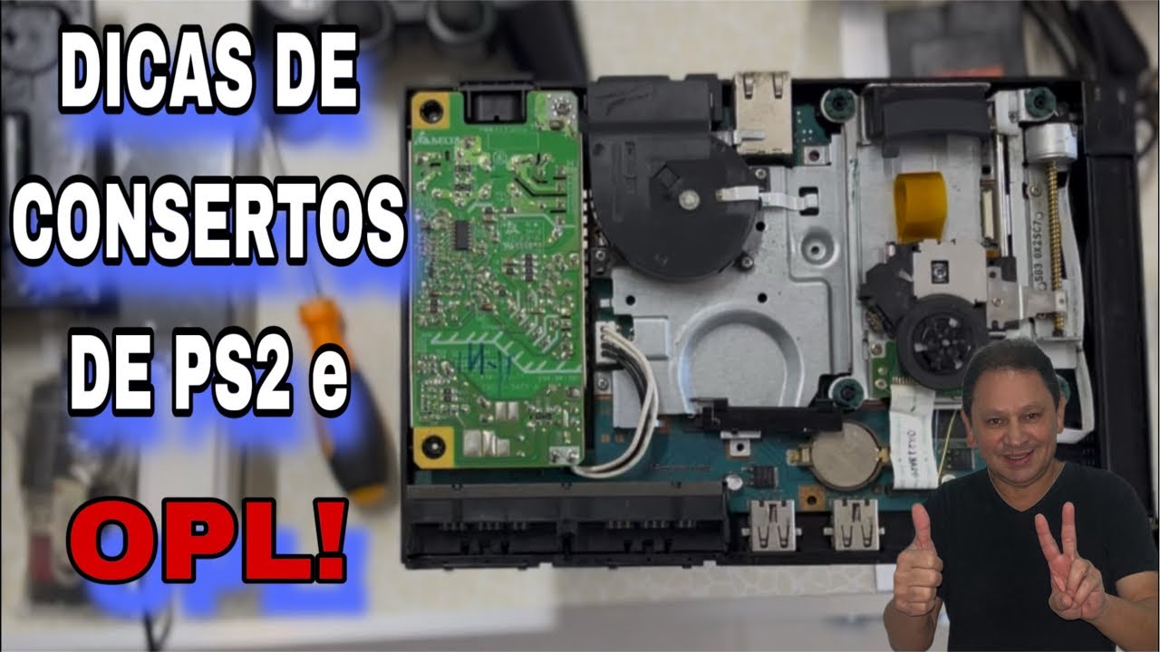 PS2 PAROU DE FUNCIONAR? OPL SEM MOSTRA JOGOS? DICAS DE CONSERTOS AGORA ...