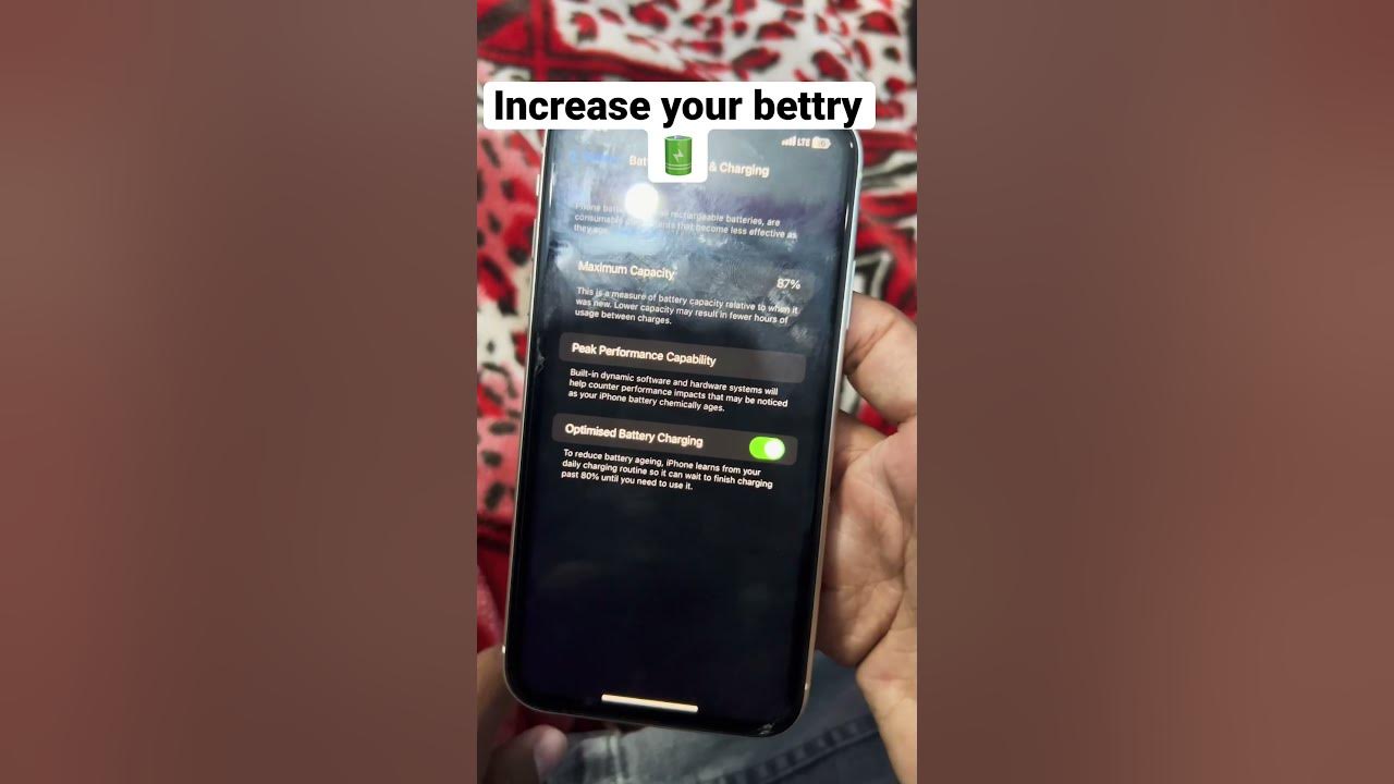 How to increase you iPhone bettry 🔋and maintain bettry power 100% - YouTube