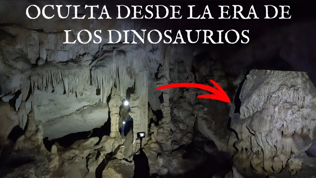 "ENCONTRÉ la caverna OCULTA de la era de los dinosaurios"😱 - YouTube