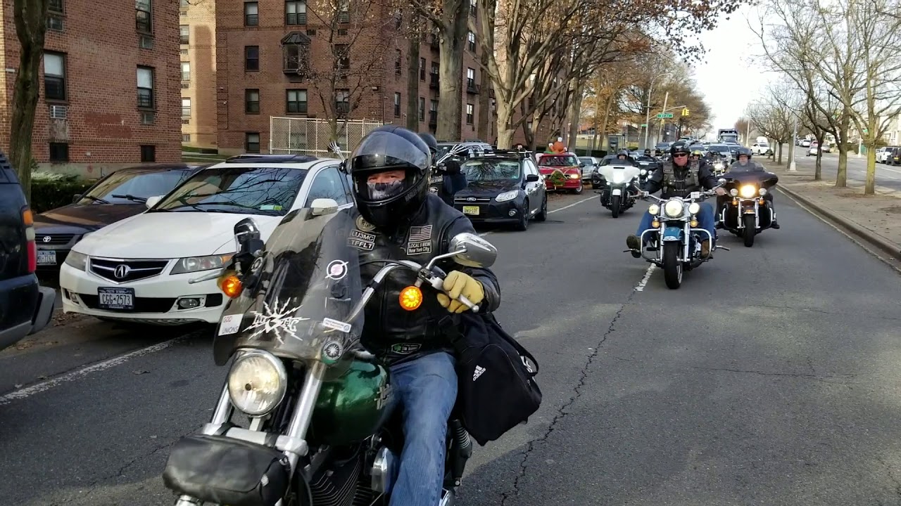 IBEW Local 3 Motorcycle Club Toy Drive - YouTube