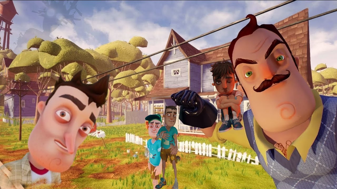 Playing the full release of hello neighbor / LIVE - YouTube