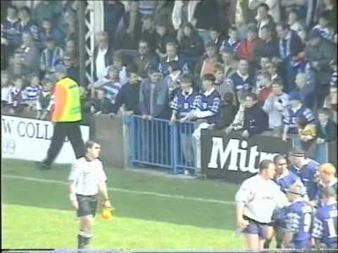 Halifax Fan not happy with Steve Ganson (1997) - YouTube