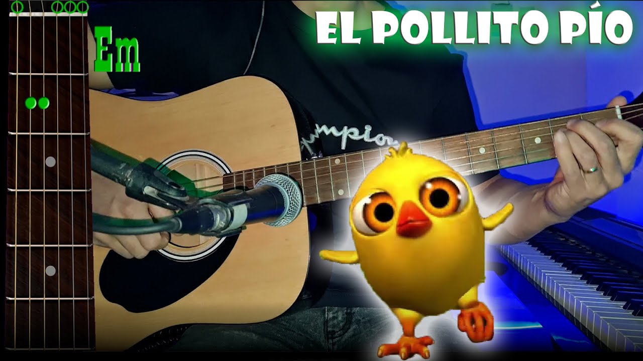 El Pollito Pío | Guitarra | Acordes | Tutorial | Cover - YouTube