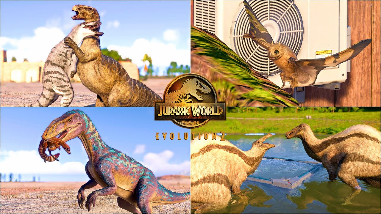 All Unique Dinosaur Animations in Feathered Species Pack including Free ...