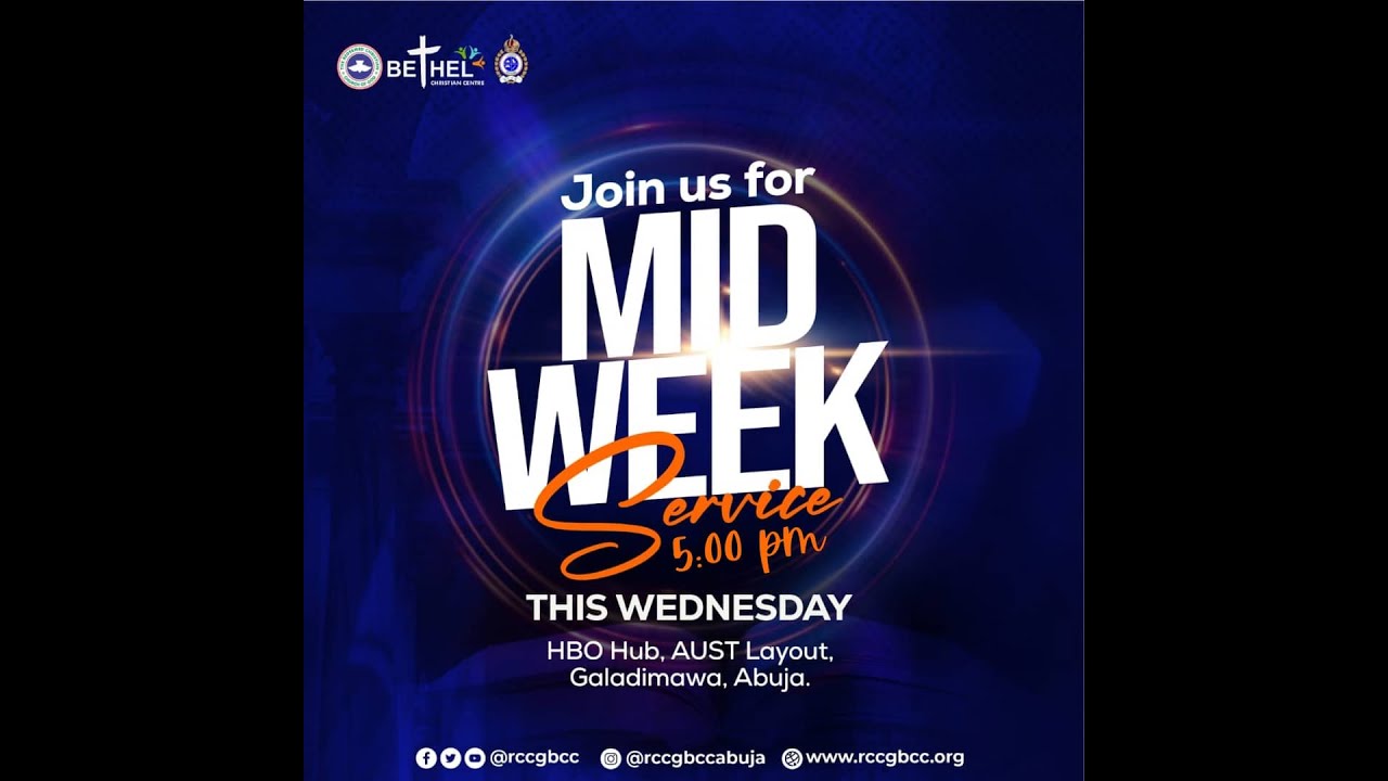 RCCG BCC Mid Week Service | 22nd November 2023 - YouTube
