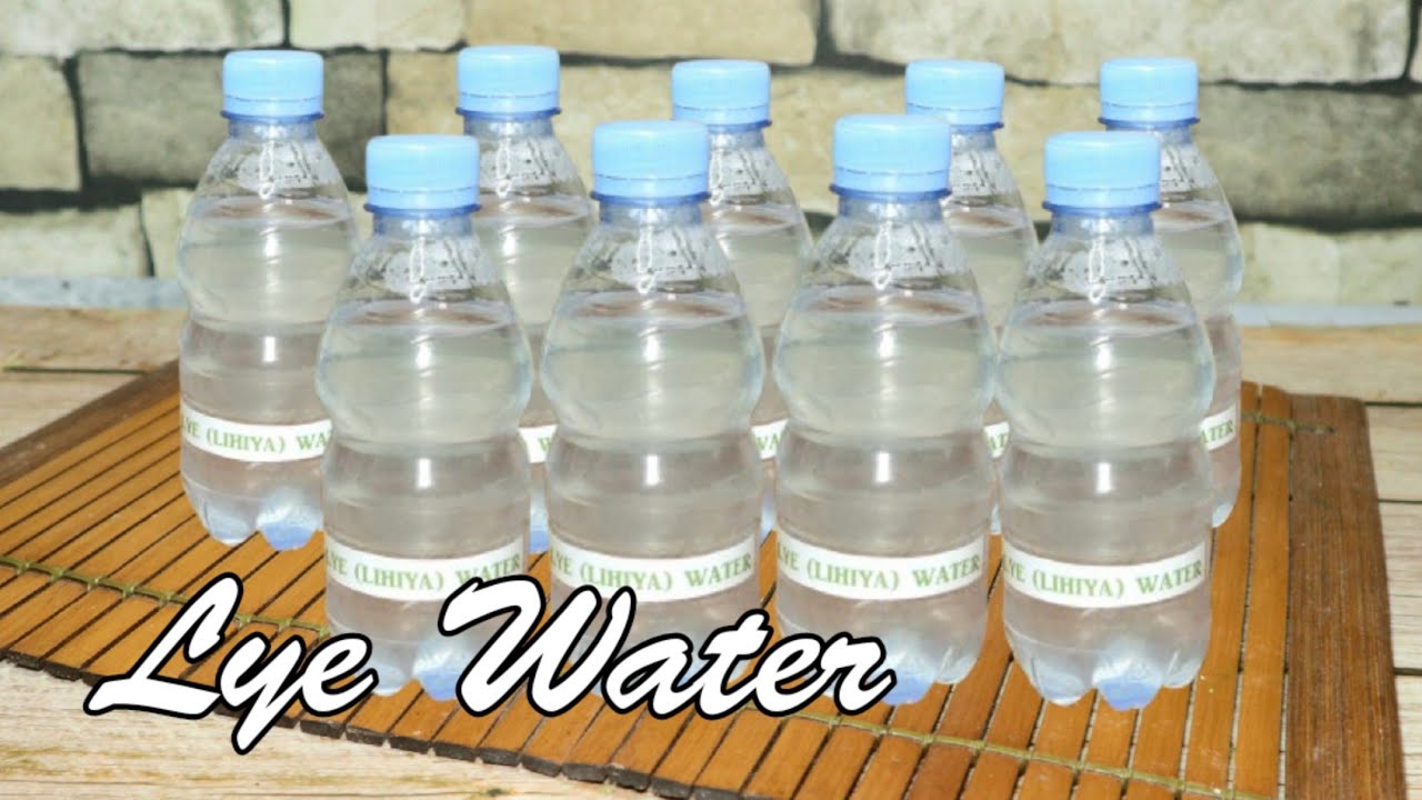 Lye Water | Lihiya | How To Make A Homemade Lye Water - YouTube