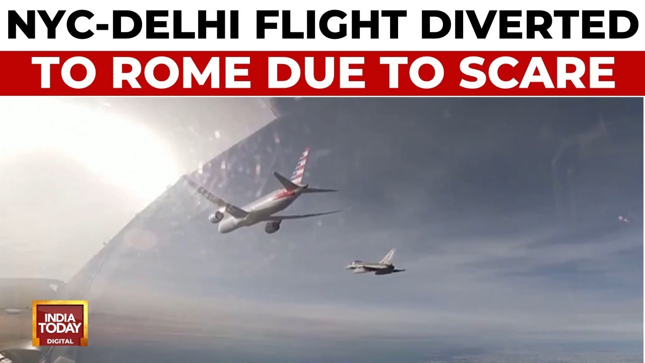 American Airlines Flight To Delhi Diverted To Rome Over Non-credible ...