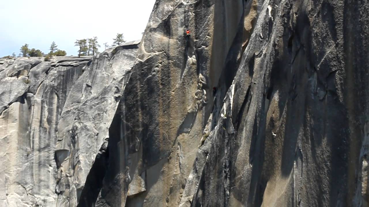 Yosemite Mountain Climbing Half Dome Back side - YouTube