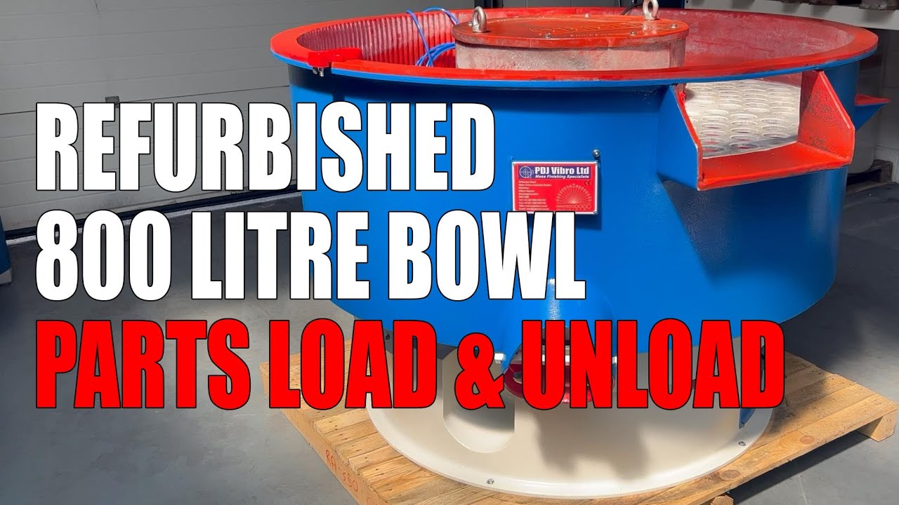 Refurbished 800 litre bowl with parts side load and unload - YouTube
