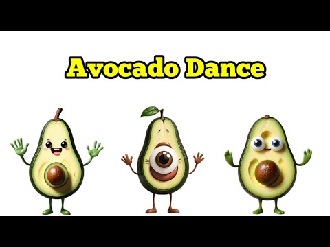 Dancing Avocado Song 🥑 Kids Fun & Sing Along! Like CoComelon & Pinkfong ...
