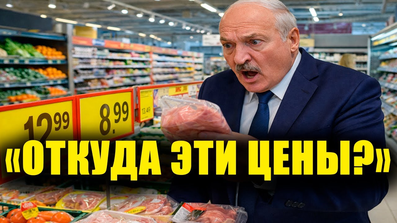 "Кто разрешал?" -.Лукашенко увидел цены в продуктовом магазине был в ...