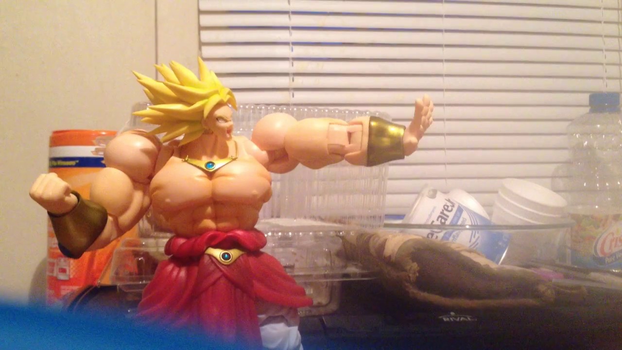 Broly Shoots an Eraser Cannon (DBZ Stop Motion) - YouTube
