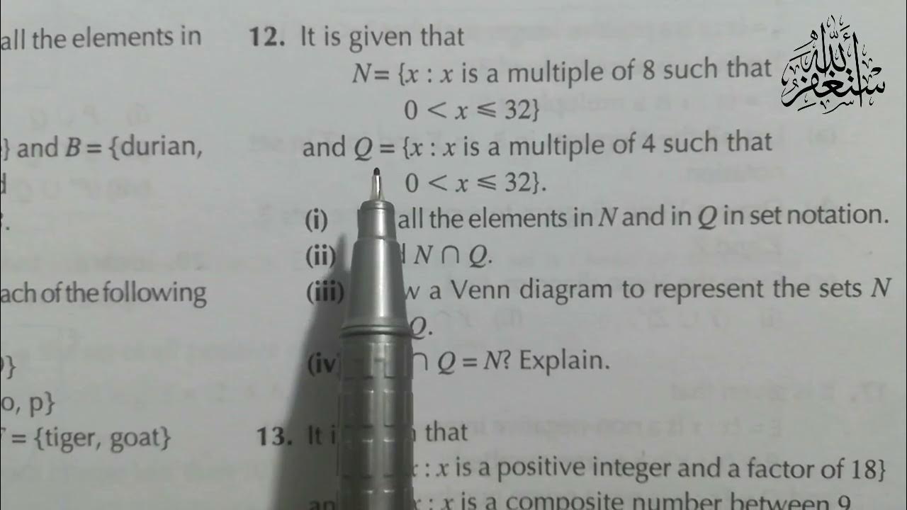 Ex#3c Q#11,Q#12|Ch#3 Sets |APS Math Class 7 #mathbytechnicalview #apsmath #MathbyMMubasher #3C ...
