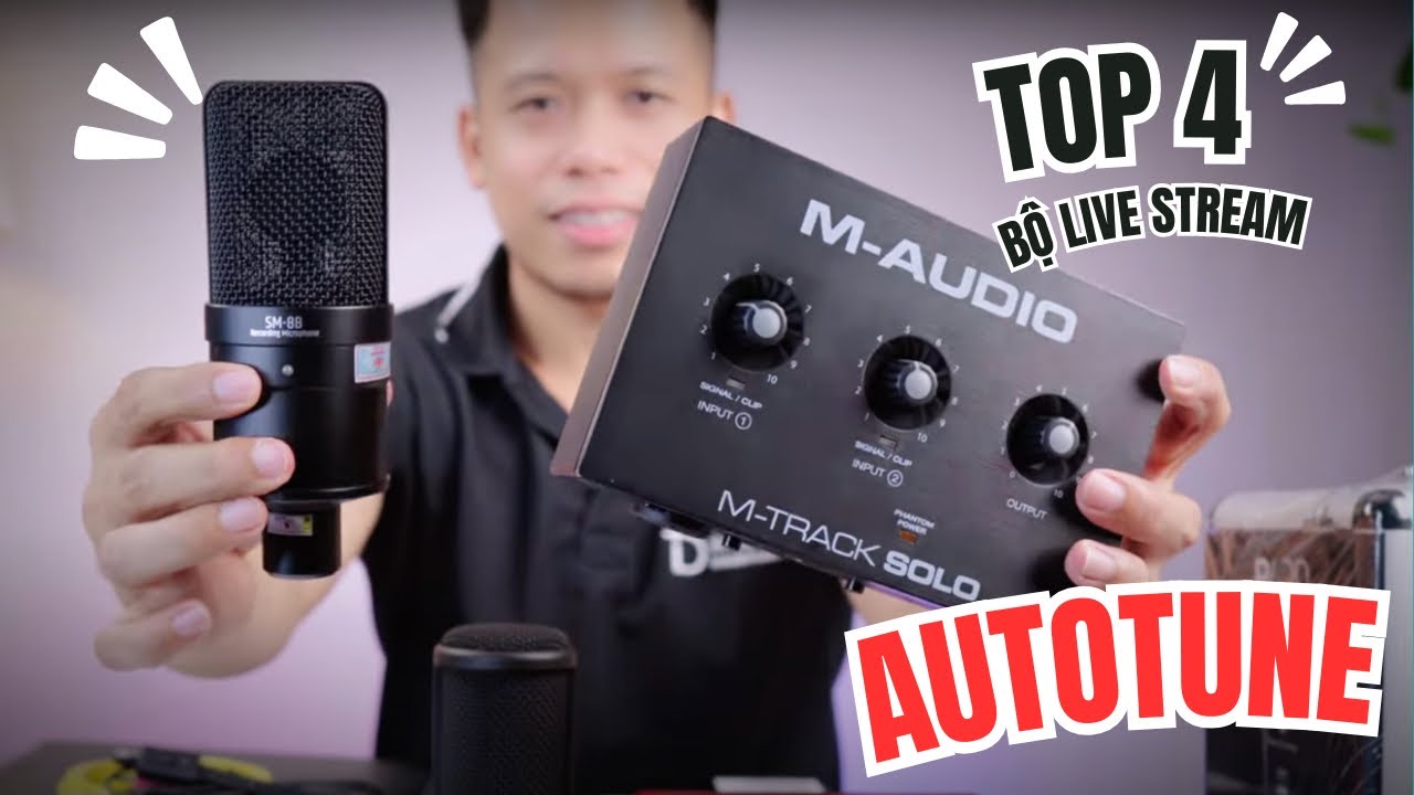 Top 4 Bộ Mic Live Stream Có Dùng Autotune Thông Dụng | Truyền Hữu - YouTube
