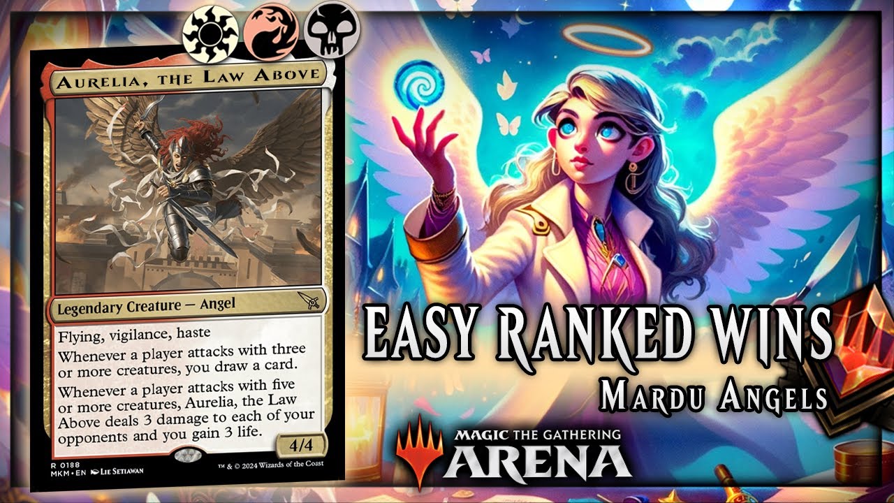 🔥Ascend to Mythic: Unbeatable Mardu Angels ft. Aurelia, the Law Above ...