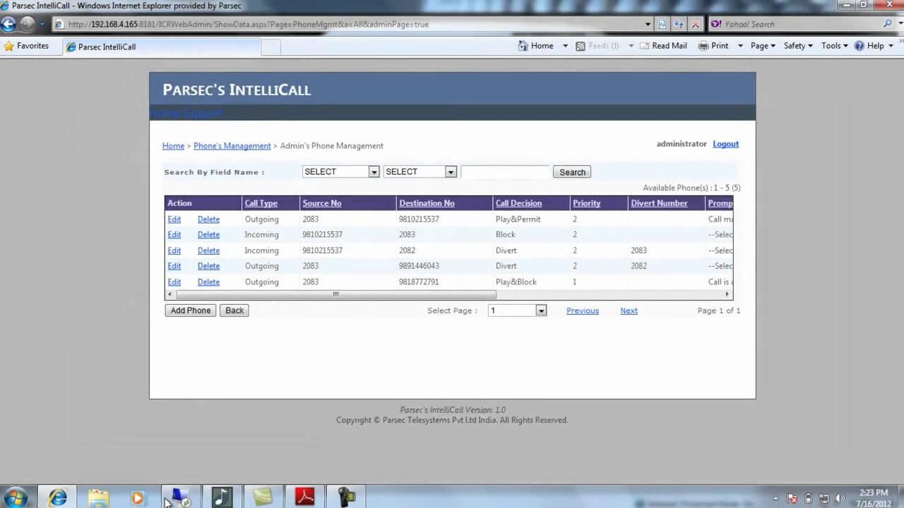 Parsec's Intellicall Application - YouTube