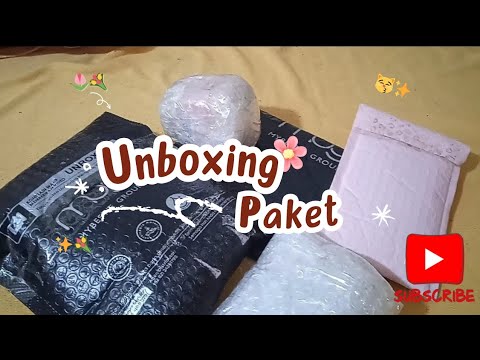 MINI VlOG UNBOXING PAKET📦 🌷😻 - YouTube