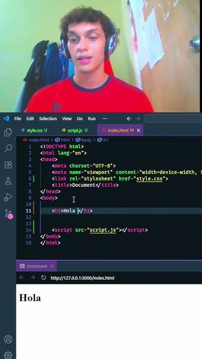 Cómo vincular el Javascript y Css al Html 💻 #html #css #javascript #desarrolloweb # ...