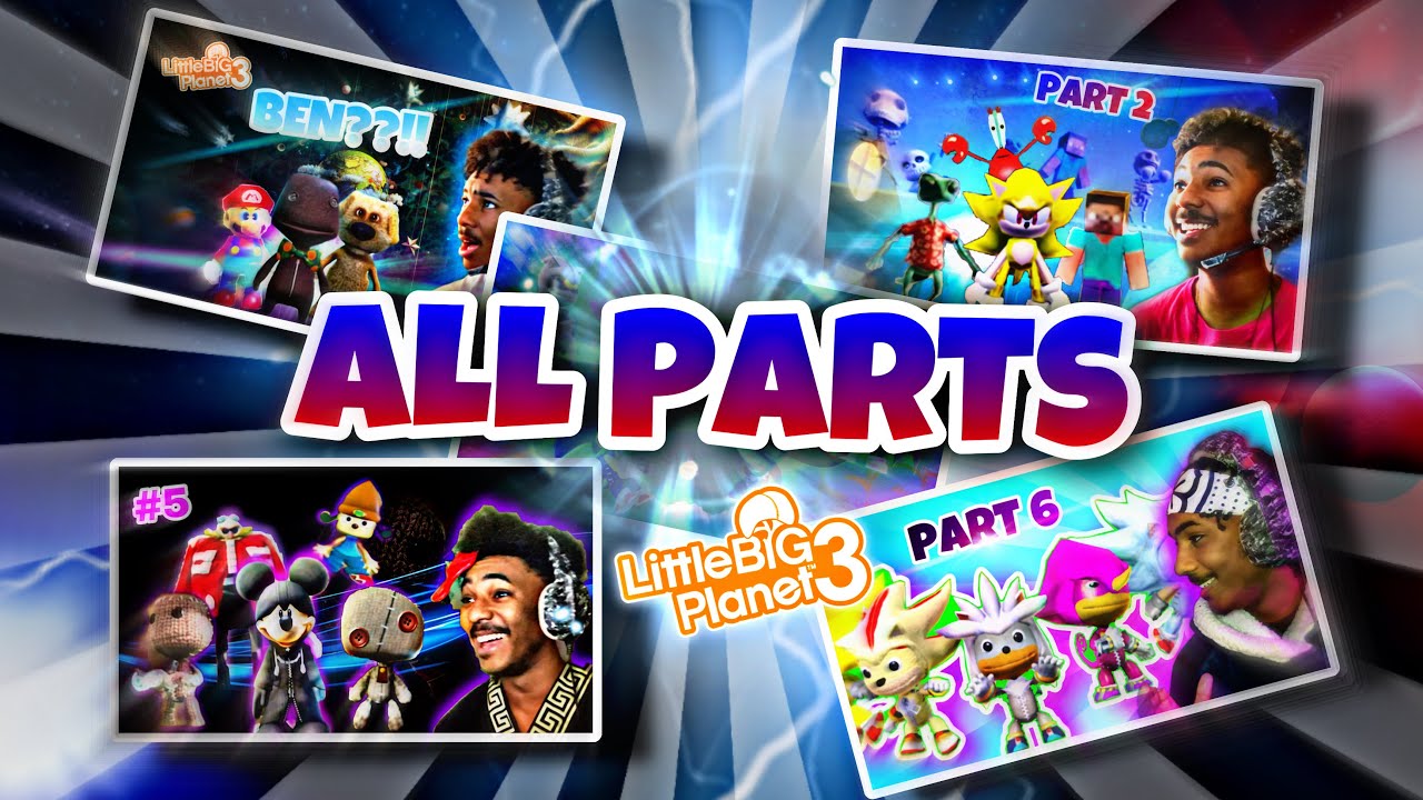 Modded Costumes in Lbp ALL PARTS Talking Ben, Mario, Super Sonic, Brawl ...