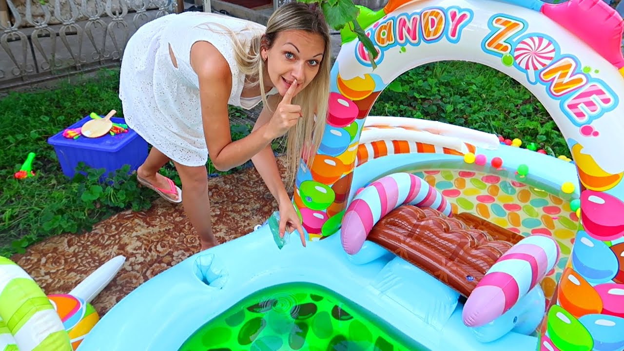 Slime in bazin pentru Sofia si Sara! - YouTube