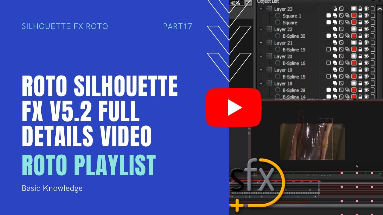 Silhouette Roto Tutorial | RotoScopy Full Knowledge | Hindi Part 17 ...