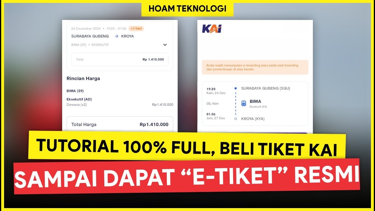 100% (FULL) A - Z! Cara Beli Tiket Kereta Api di KAI Access | Tiket KAI ...